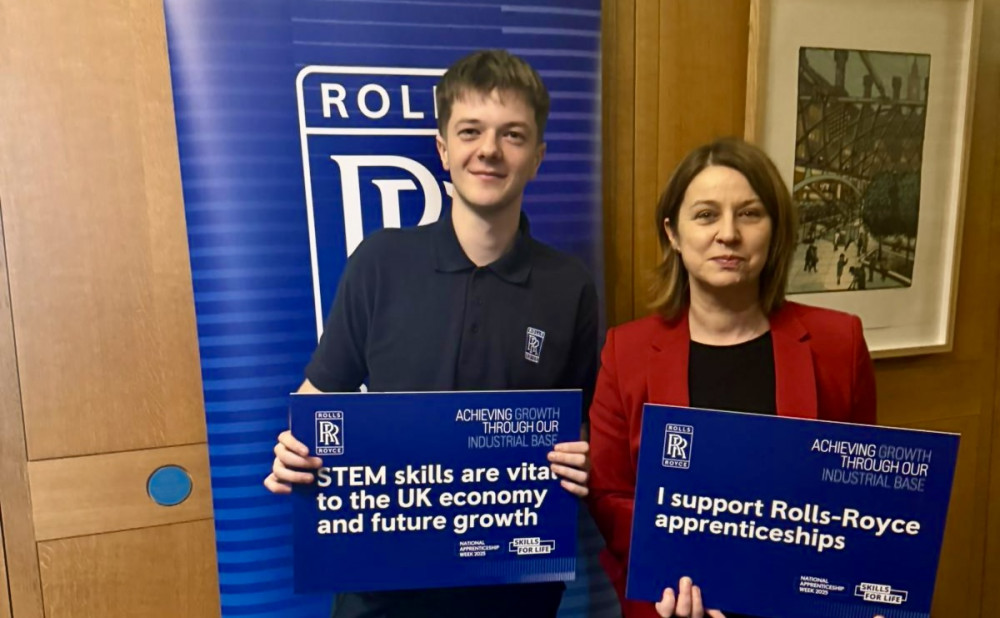 Ashby MP Hack meets local apprentice who is building a career path at ...