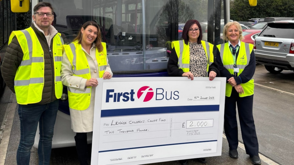 Bus team on the ball for charity | Local News | News | Thurrock Nub ...