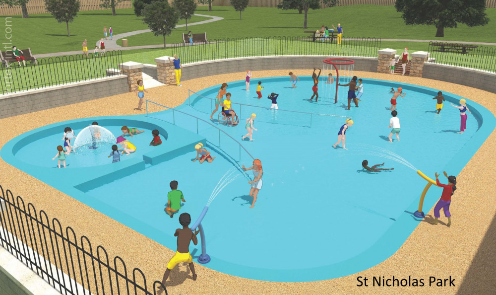 New images give preview for new-look Warwick paddling pools | Local ...