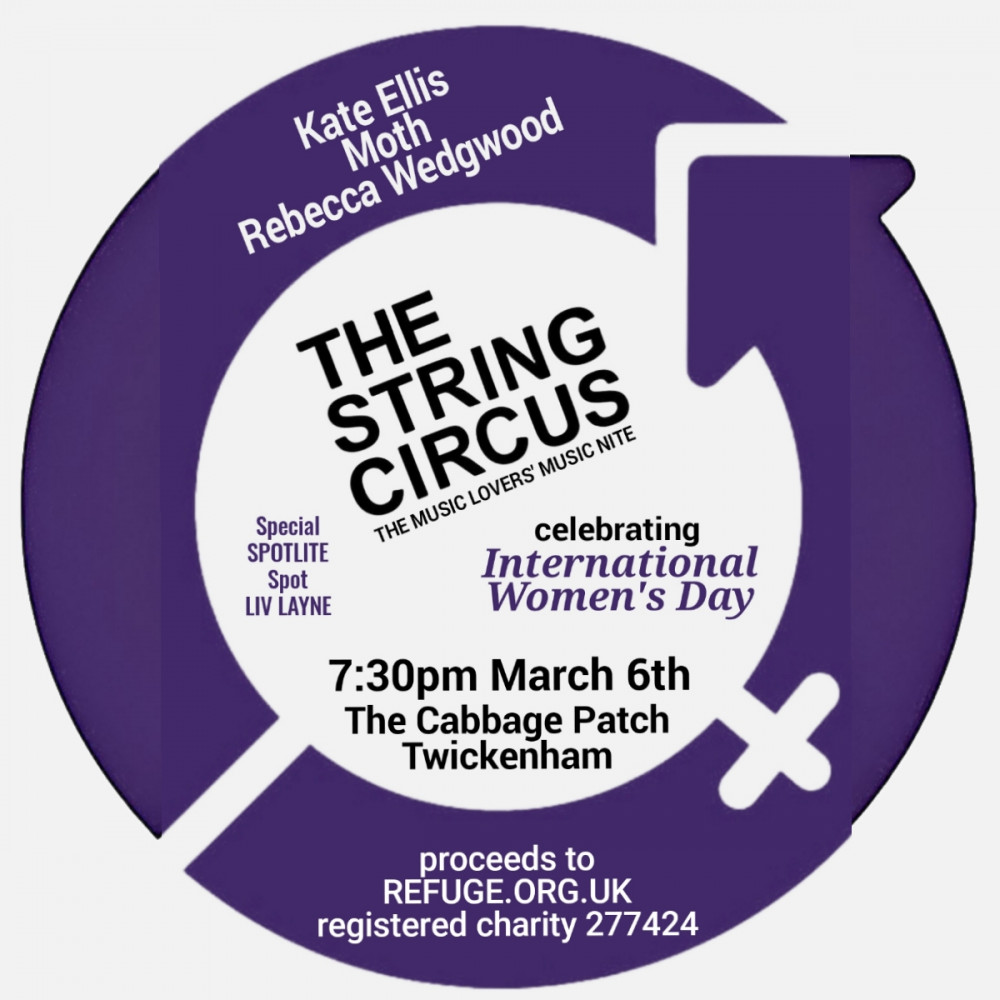 THE STRING CIRCUS celebrates INTERNATIONAL WOMENS' DAY with KATE ELLIS ...
