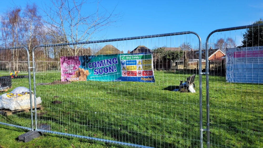 Work begins on new play equipment circuit on local playing field ...