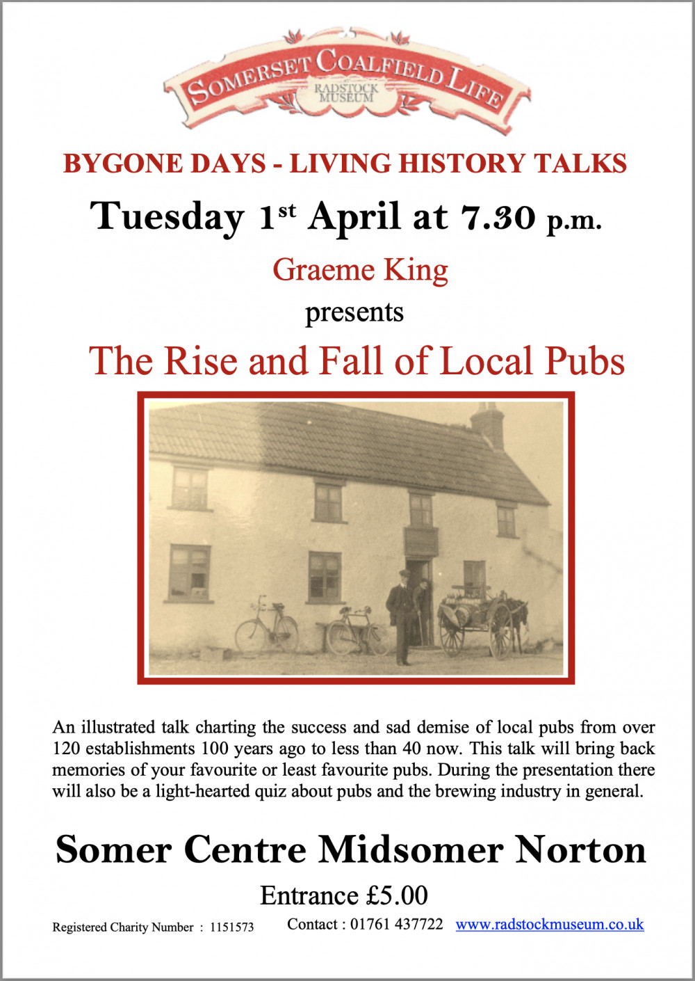 Radstock Museum's Bygone Days Talk The Rise and Fall of Local Pubs ...