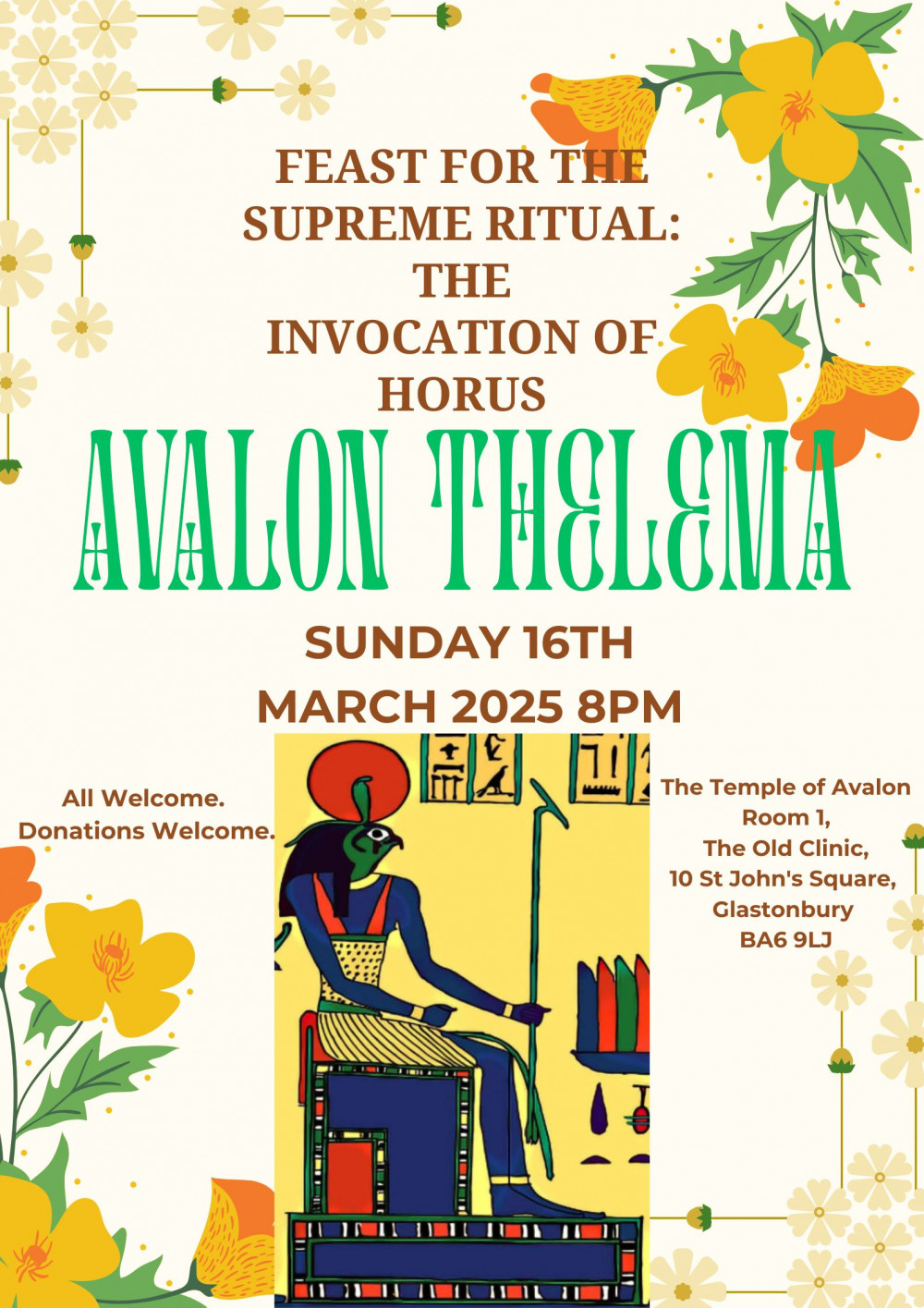 Avalon Thelema —Feast for the Supreme Ritual: The Invocation of Horus ...
