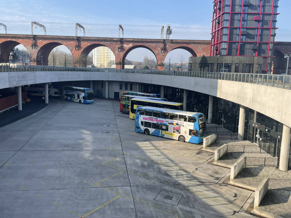 Stockport Interchange re-opens following huge bus fire | Local News ...