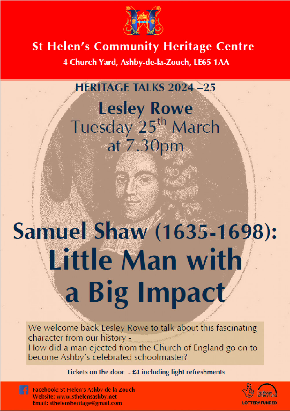 Heritage Talk - Samuel Shaw (1635-1698): Little Man with a Big Impact ...