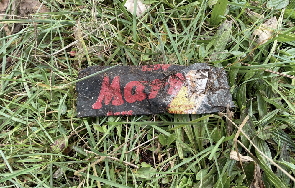 40-year-old mars bar wrapper found in Barnes during conservation clean ...