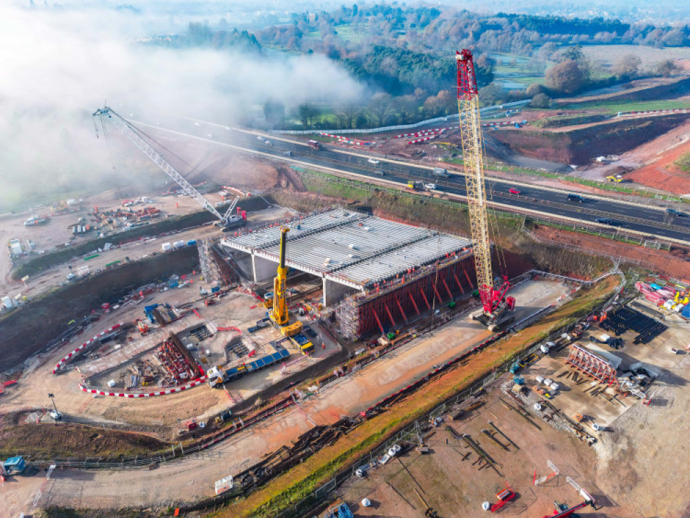 HS2 'avoiding two years of closures and disruption' on A46 with bridge ...