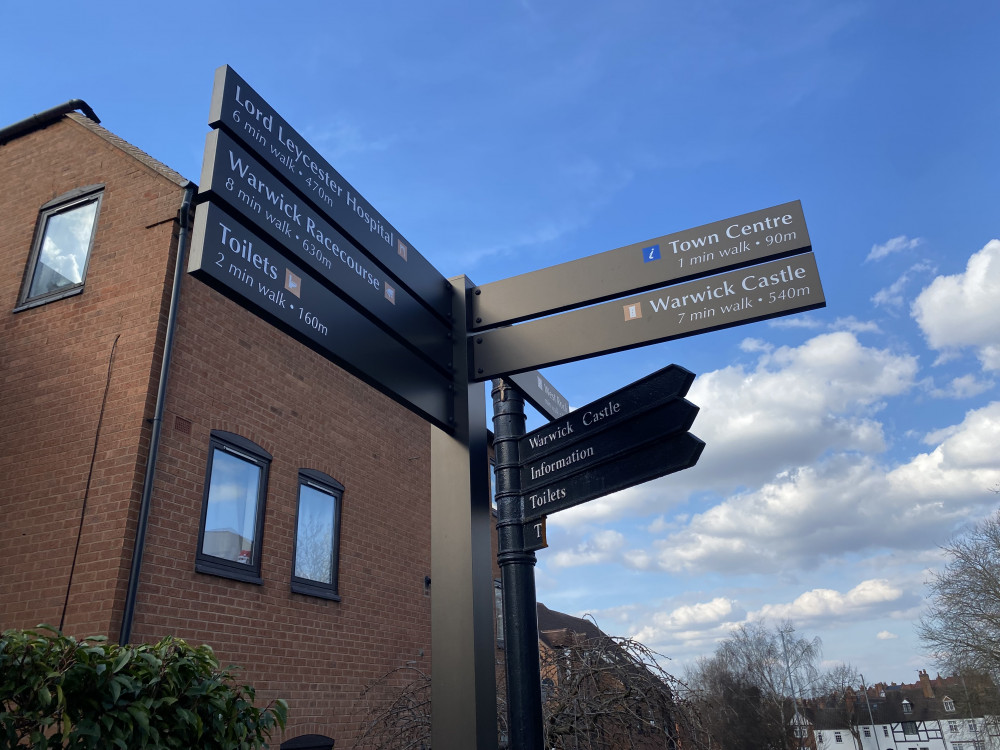 New wayfinding signs installed around Warwick | Local News | News ...