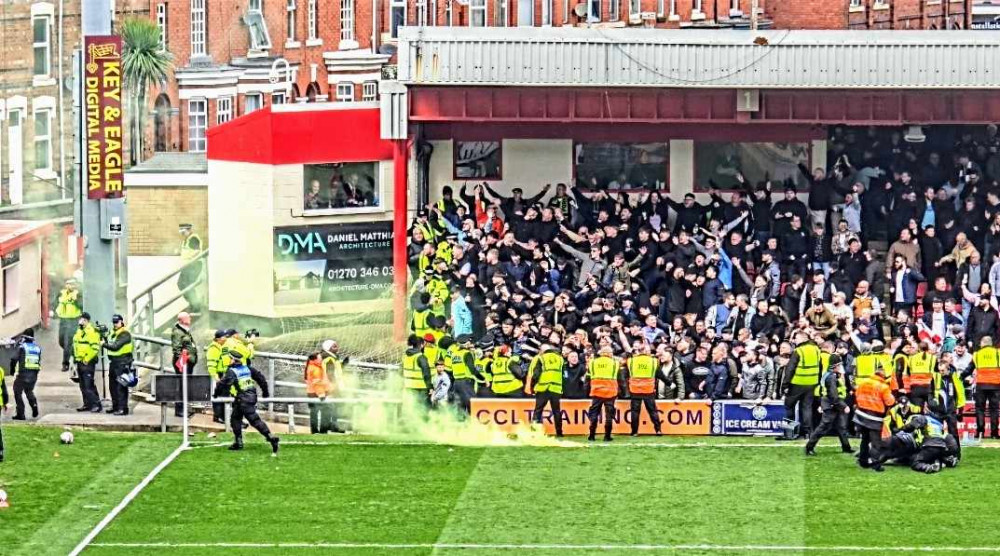 Six arrested in Crewe vs Port Vale derby clash disorder | Local News | News | Crewe Nub News ...
