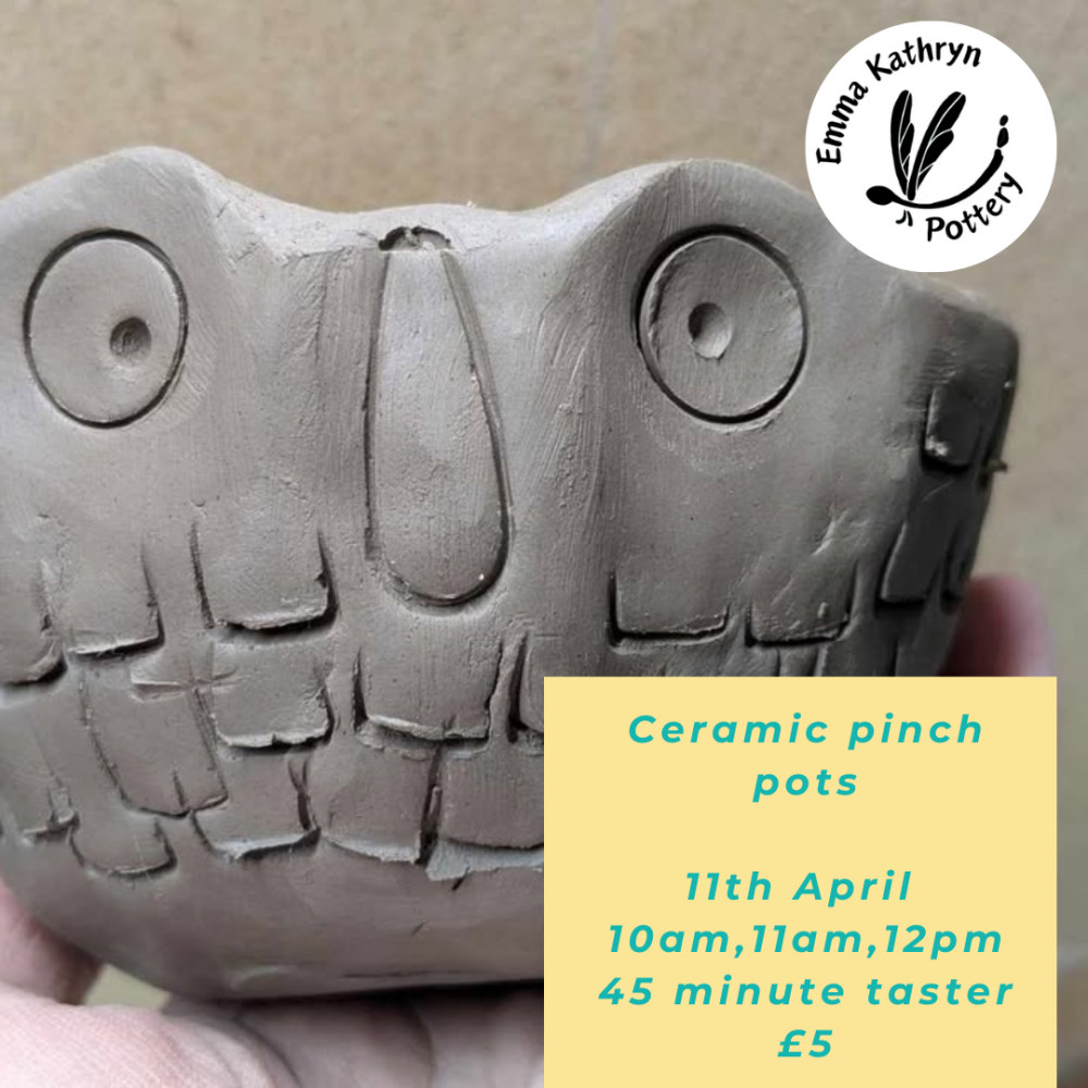 Ceramic Pinch Pot Taster Session | Arts & Crafts | News | Congleton Nub ...