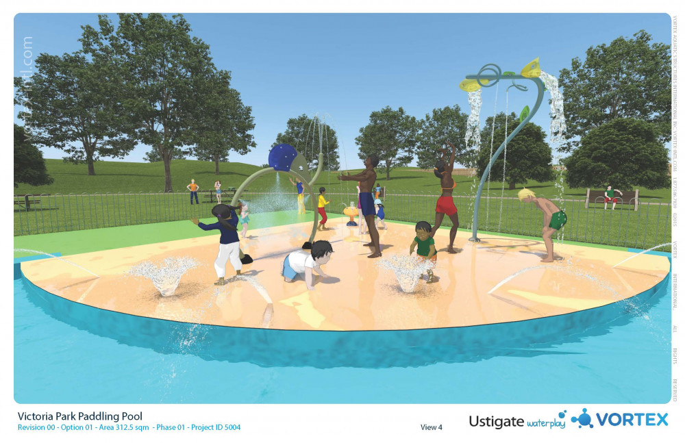 New images give preview for new-look Leamington paddling pool | Local ...