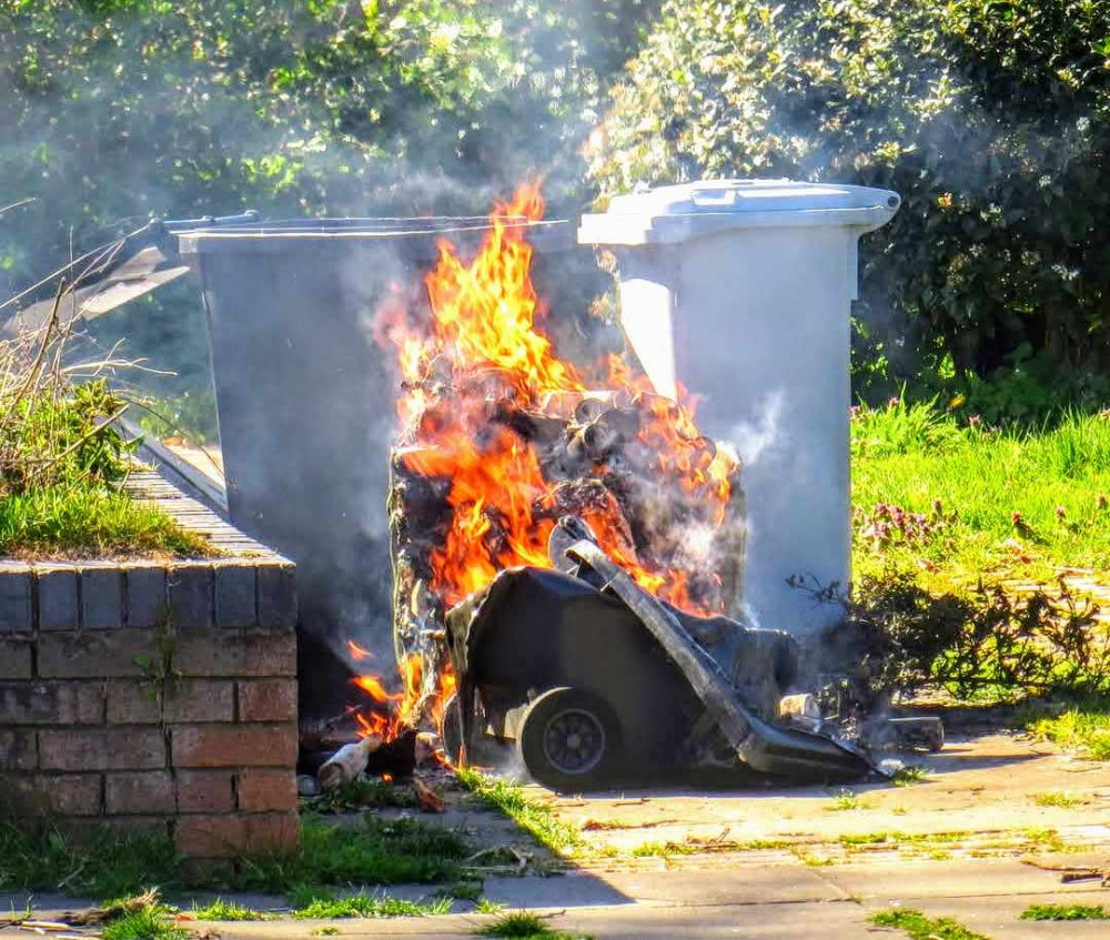 Fire crews tackle Crewe bin blazes in trio of arson attacks | Local ...