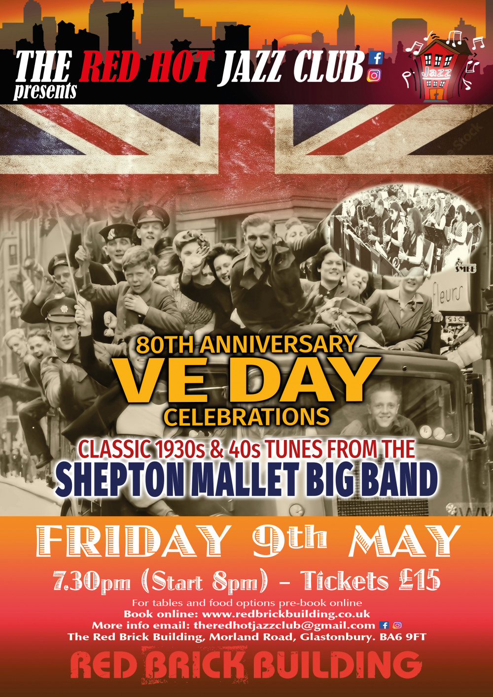80th Anniversary VE Day celebrations with The Shepton Mallet Big Band ...