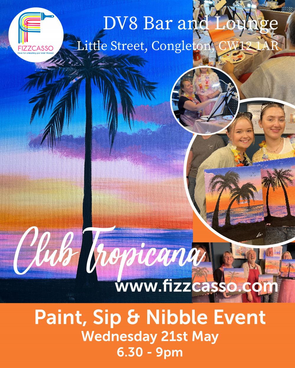 Paint Sip and Nibble Party | Arts & Crafts | News | Congleton Nub News ...