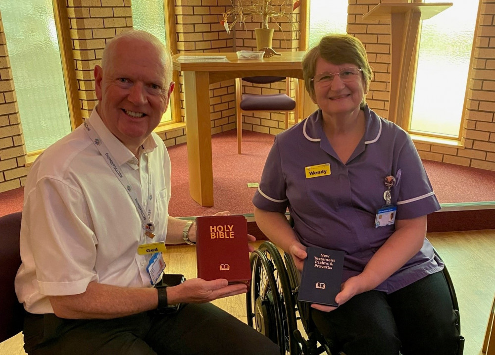 Bedside Bibles return to Macclesfield Hospital just in time for Easter ...