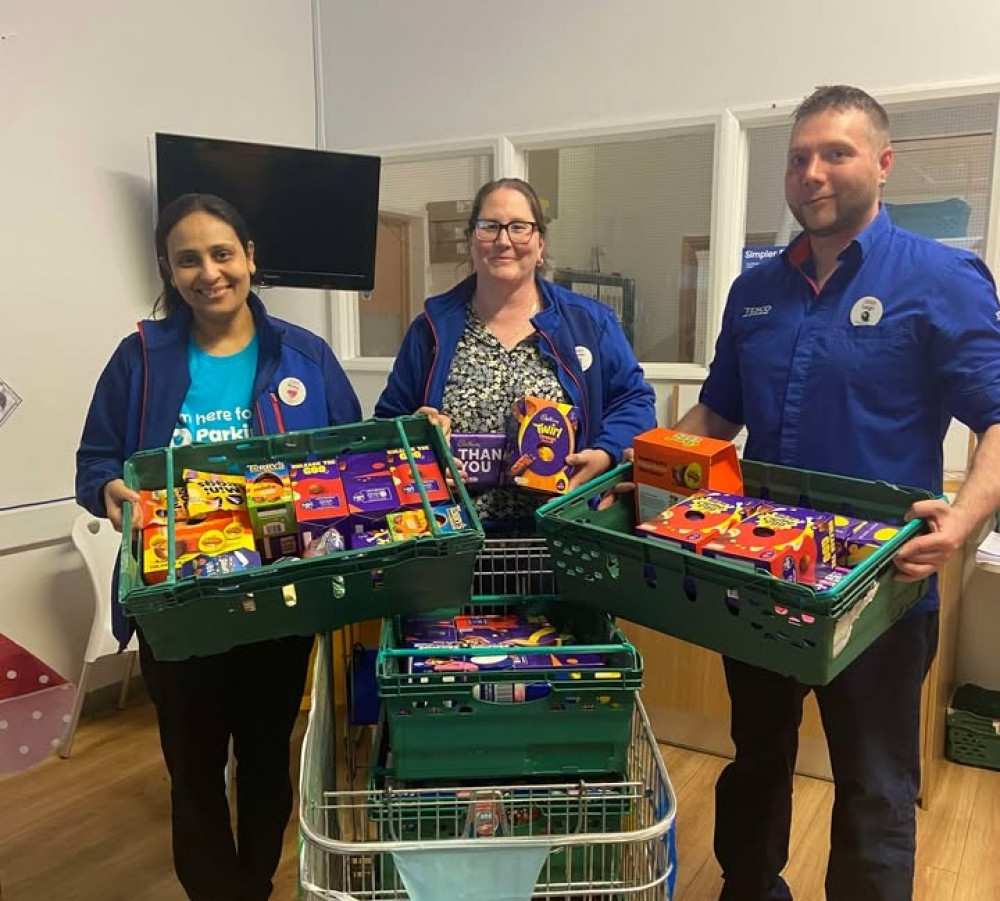 Oakham Tesco Egg Drive donates over 80 Easter eggs to local Baptist ...