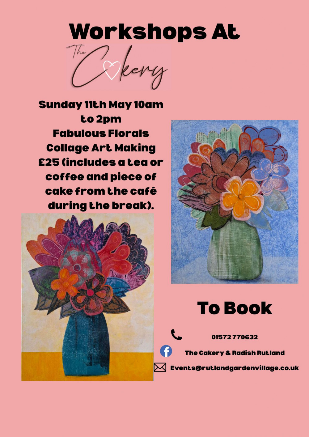 Fabulous Florals Art Workshop | Arts & Crafts | News | Oakham Nub News | by Rosalie Graham