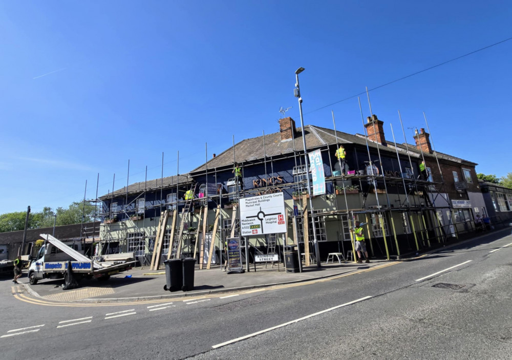 Improvement works underway at closed Crewe pub ready for reopening ...