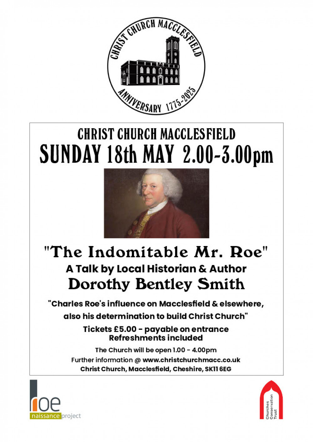 The Indomitable Charles Roe - a talk by Dorothy Bentley Smith | Culture ...