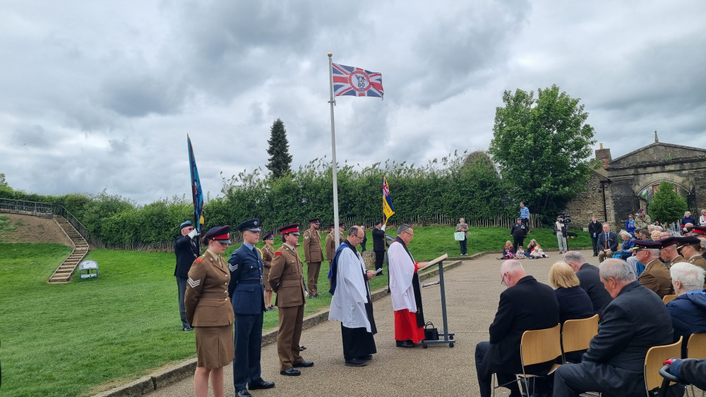Oakham marks the 80th Anniversary of VE Day with flag raising ceremony ...