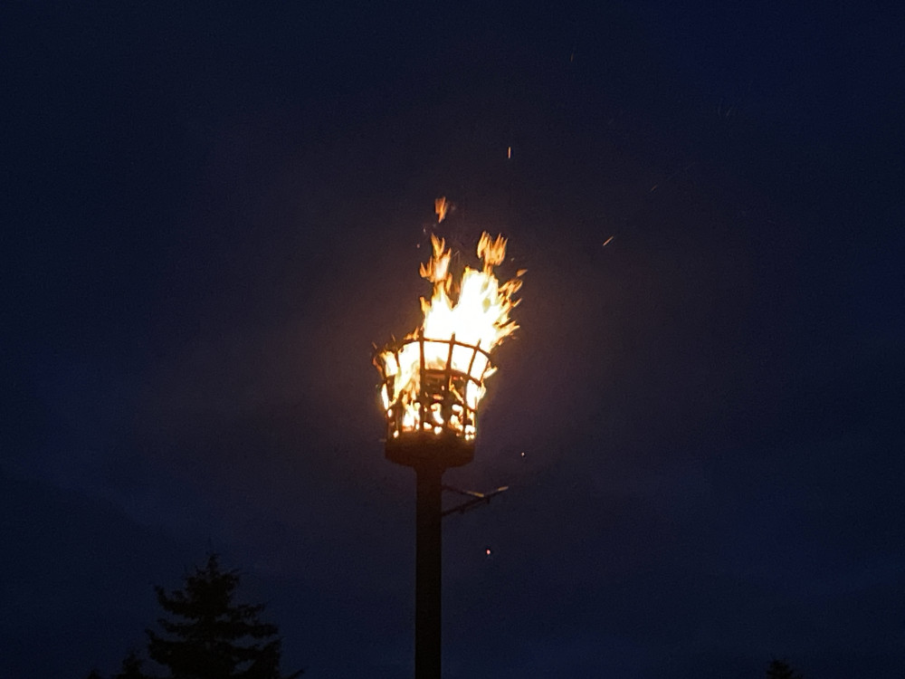 GALLERY: Beacon lighting in Leamington for the 80th anniversary of VE Day | Local News | News ...