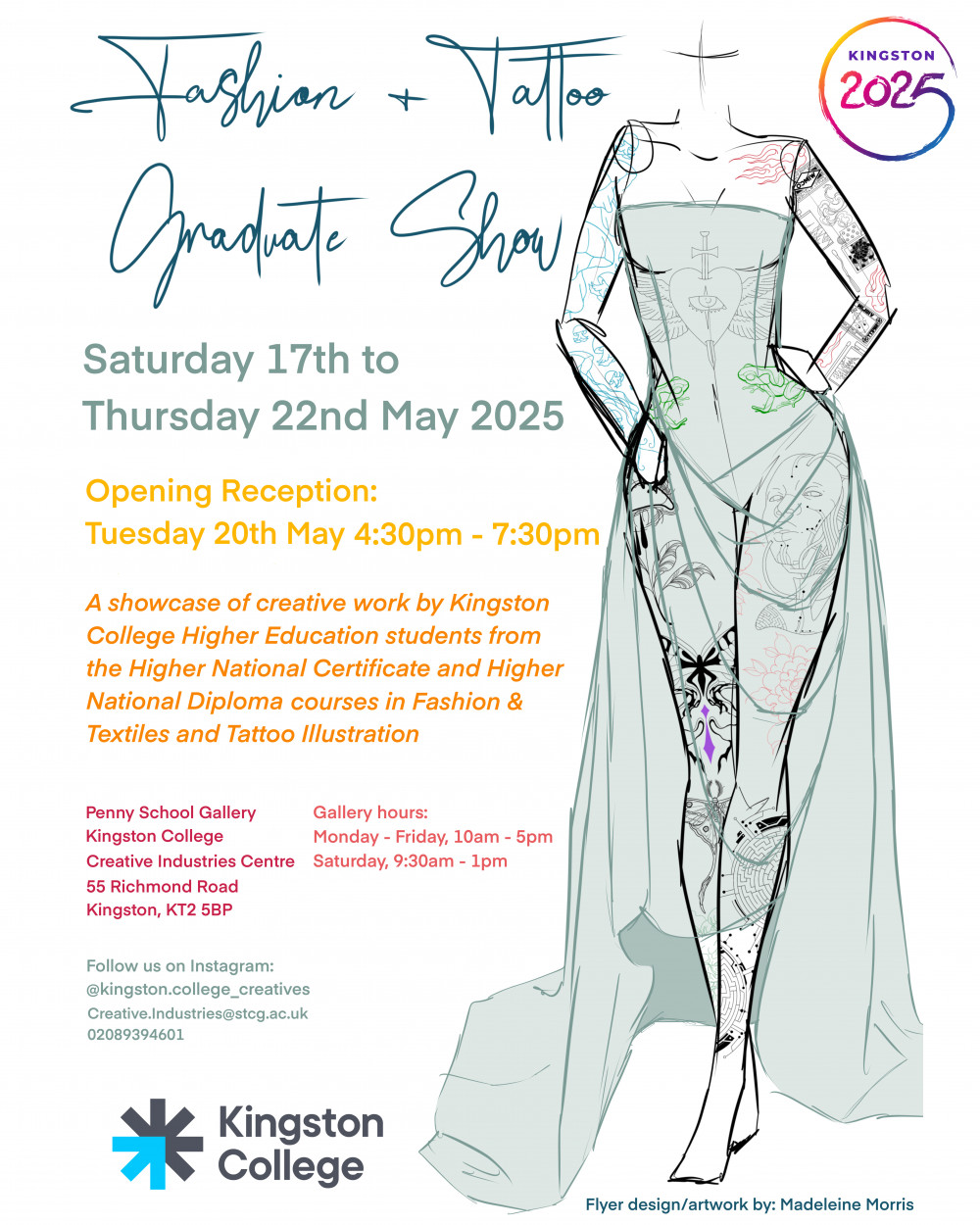 FASHION & TATTOO GRADUATE SHOW 2025 | Arts & Crafts | News | Kingston ...