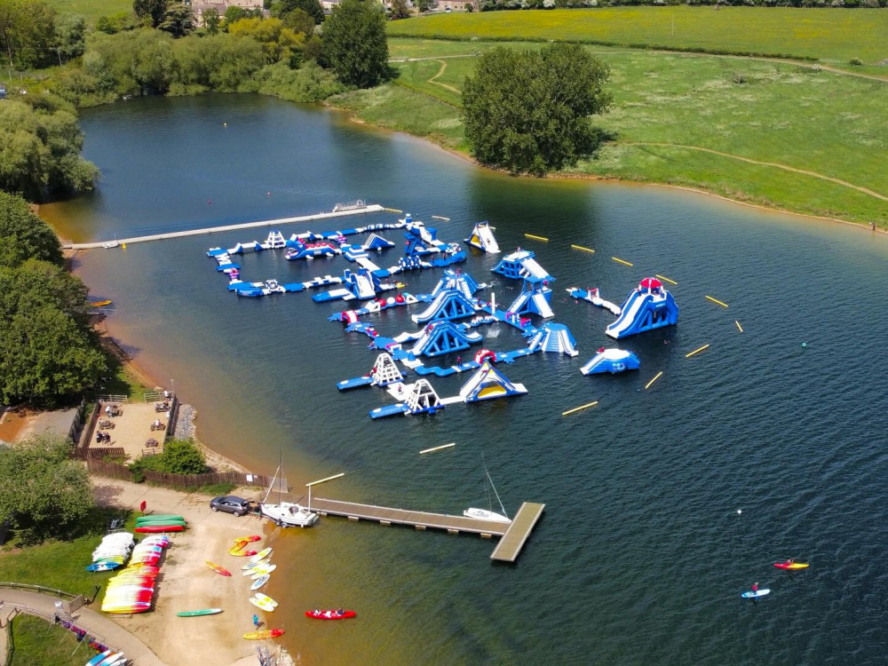 Aqua Park Rutland has splash landed back to Rutland Water, opening for ...