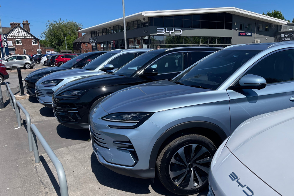 New BYD and Motor Match car dealership opens today in Stoke-on-Trent ...