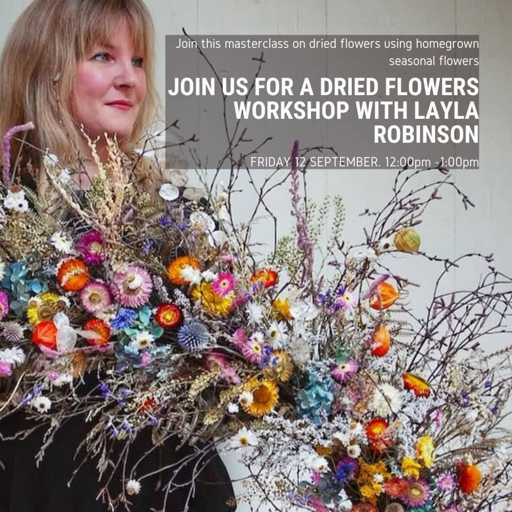 Strawberry Hill House Flower Festival 2025 - Dried Flowers Workshop ...