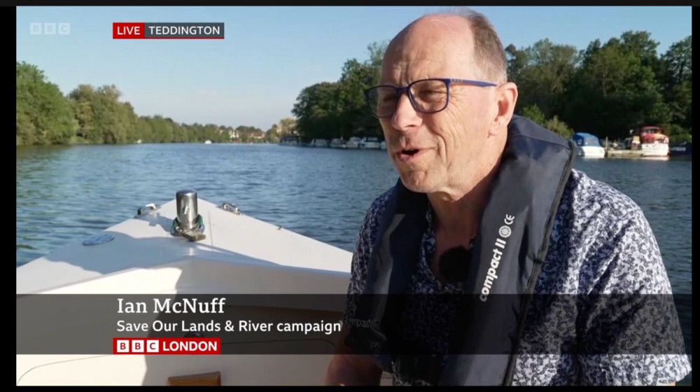 Local campaign group protests against Thames Water on BBC News | Local ...