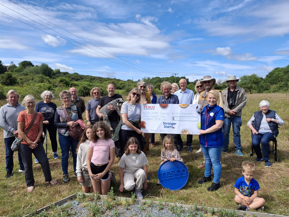 Blue Token Triumph! Maldon Nature Reserve receives cheque from Tesco ...