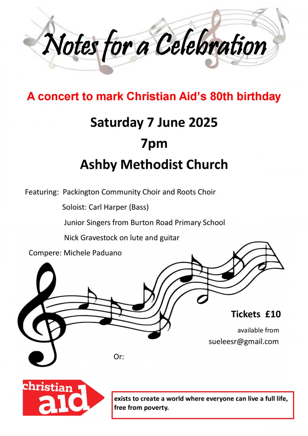 Ashby Celebrates Christian Aid's 80th birthday | Music | News | Ashby ...