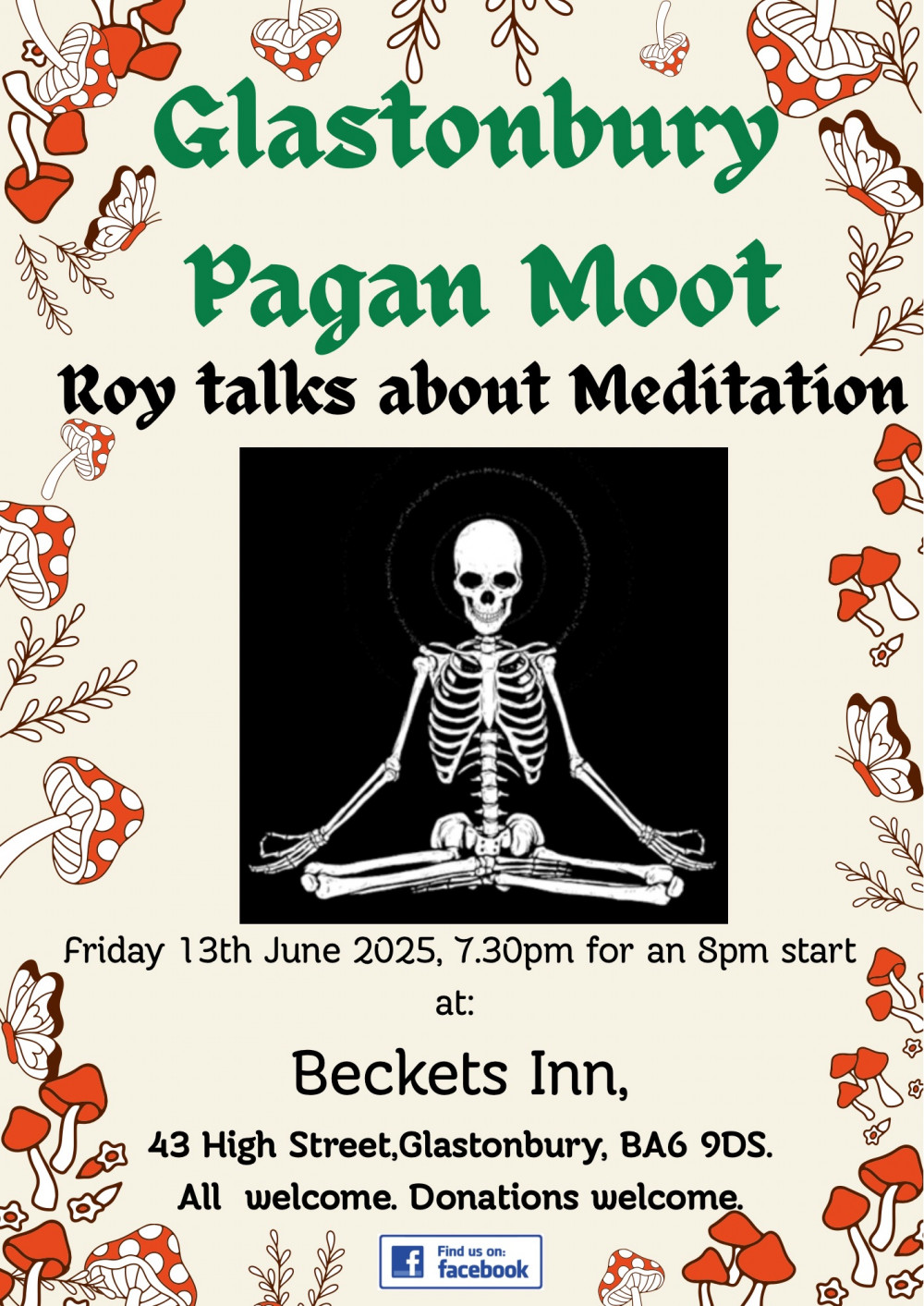 Glastonbury Pagan Moot — Roy talks about Meditation | Religion/Worship ...