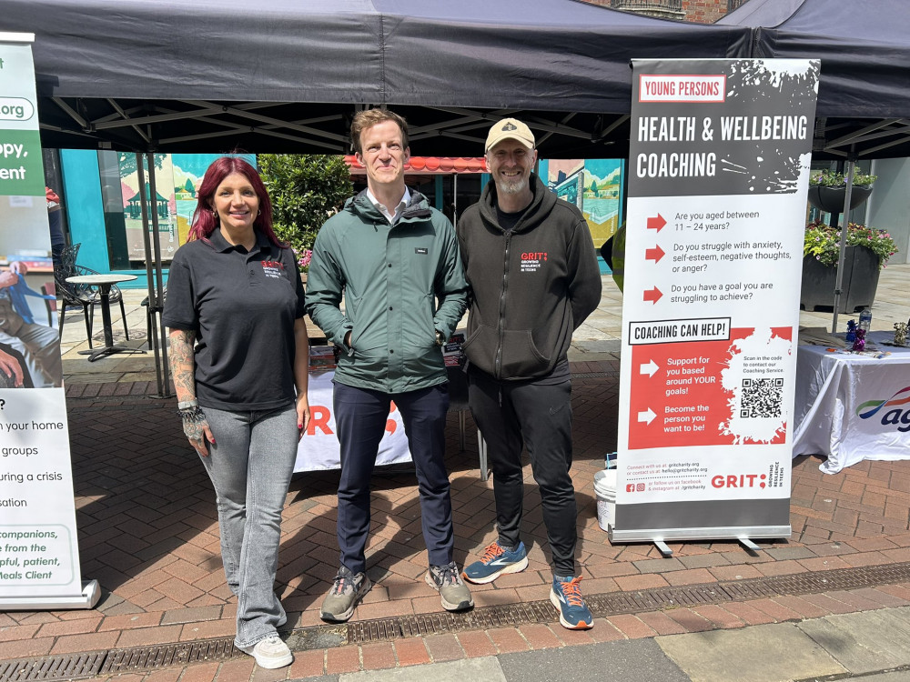 Hitchin MP celebrates National Volunteers Week in Market Square | Local ...