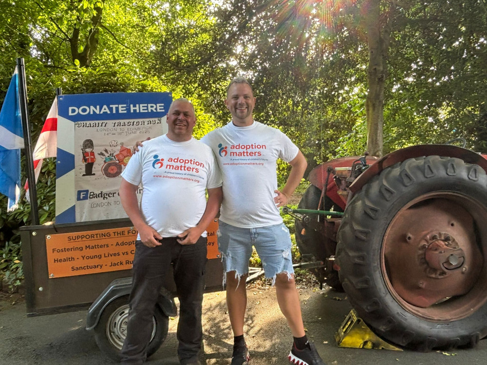 Unique tractor drive shines spotlight on Chester-based charity | Local ...