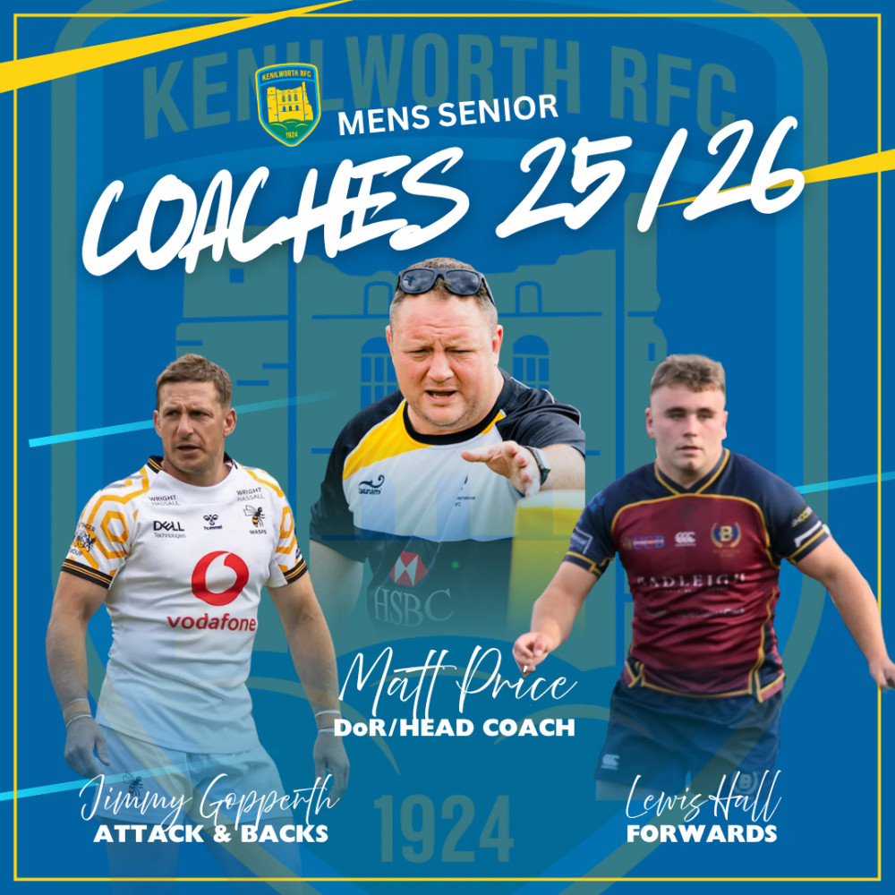 Kenilworth RFC Announces Senior Coaching Team for New Season | Local ...