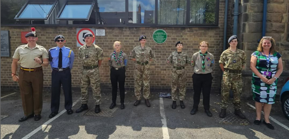 Ashby School unveils new plaque on Sixth Form building honouring local ...