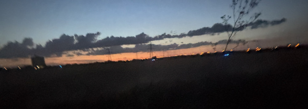 Large field fire close to A13 caused its closure | Local News | News ...