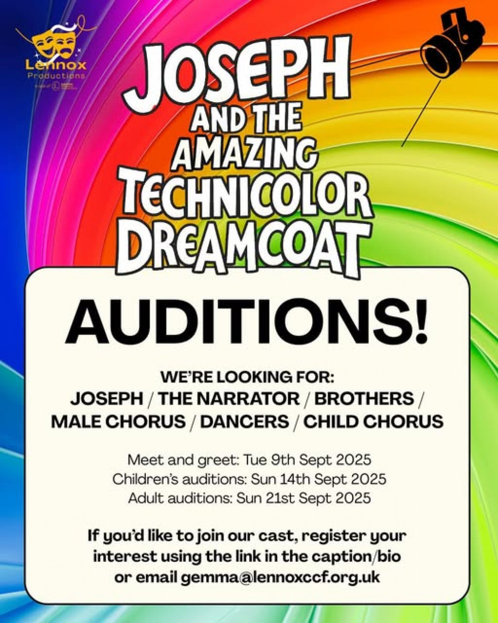 Cast opportunities for Joseph at the Towngate | Local News | News ...