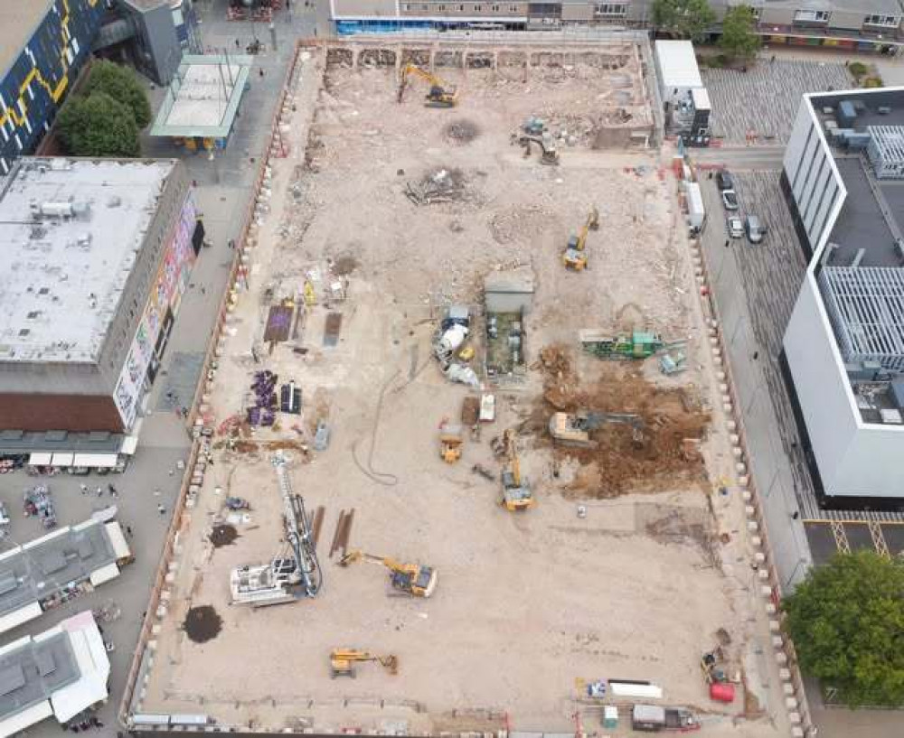 Town centre demolition ahead of new flats | Local News | News ...