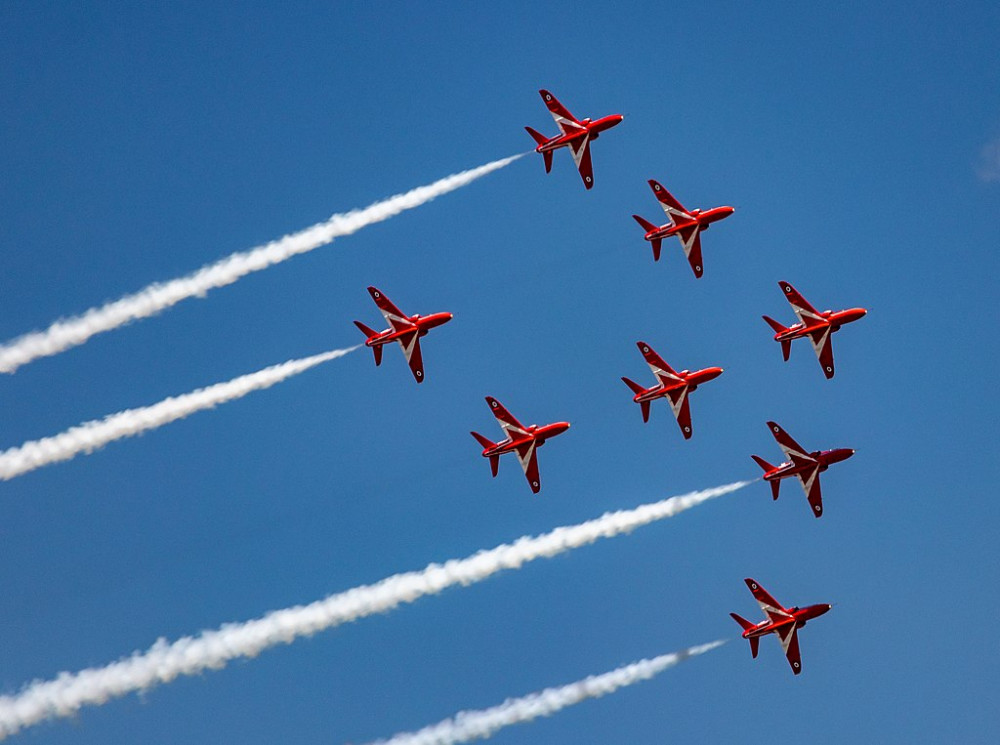 Red Arrows to fly over Ashby as part of VJ Day commemorations | Local ...