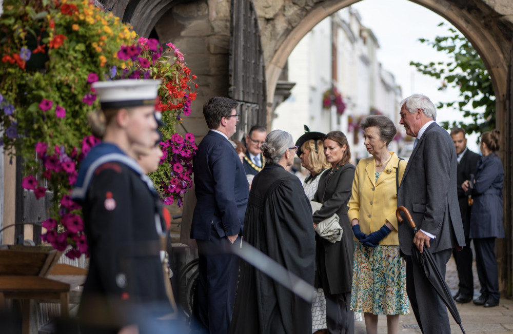 Princess Royal celebrates historic renewal at Warwick's Lord Leycester ...