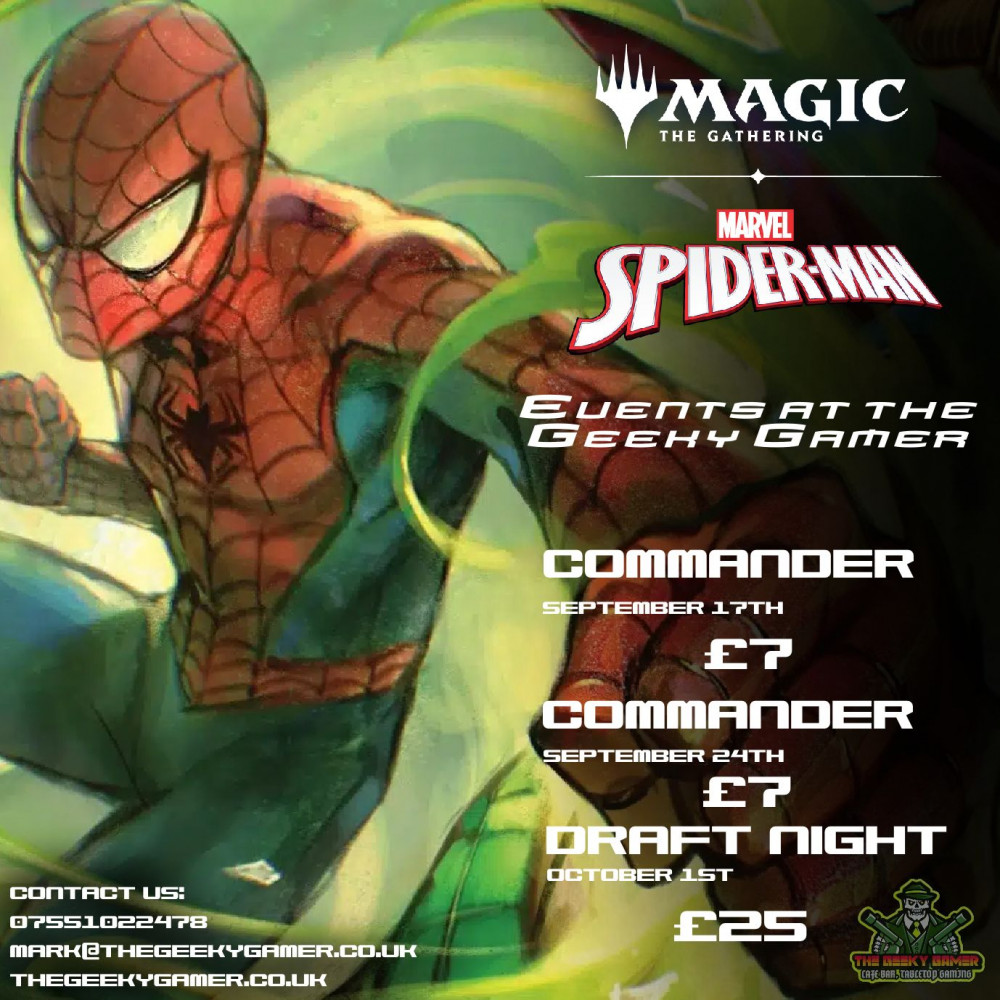 Spider-man Magic the Gathering Draft event | Community Events | News ...