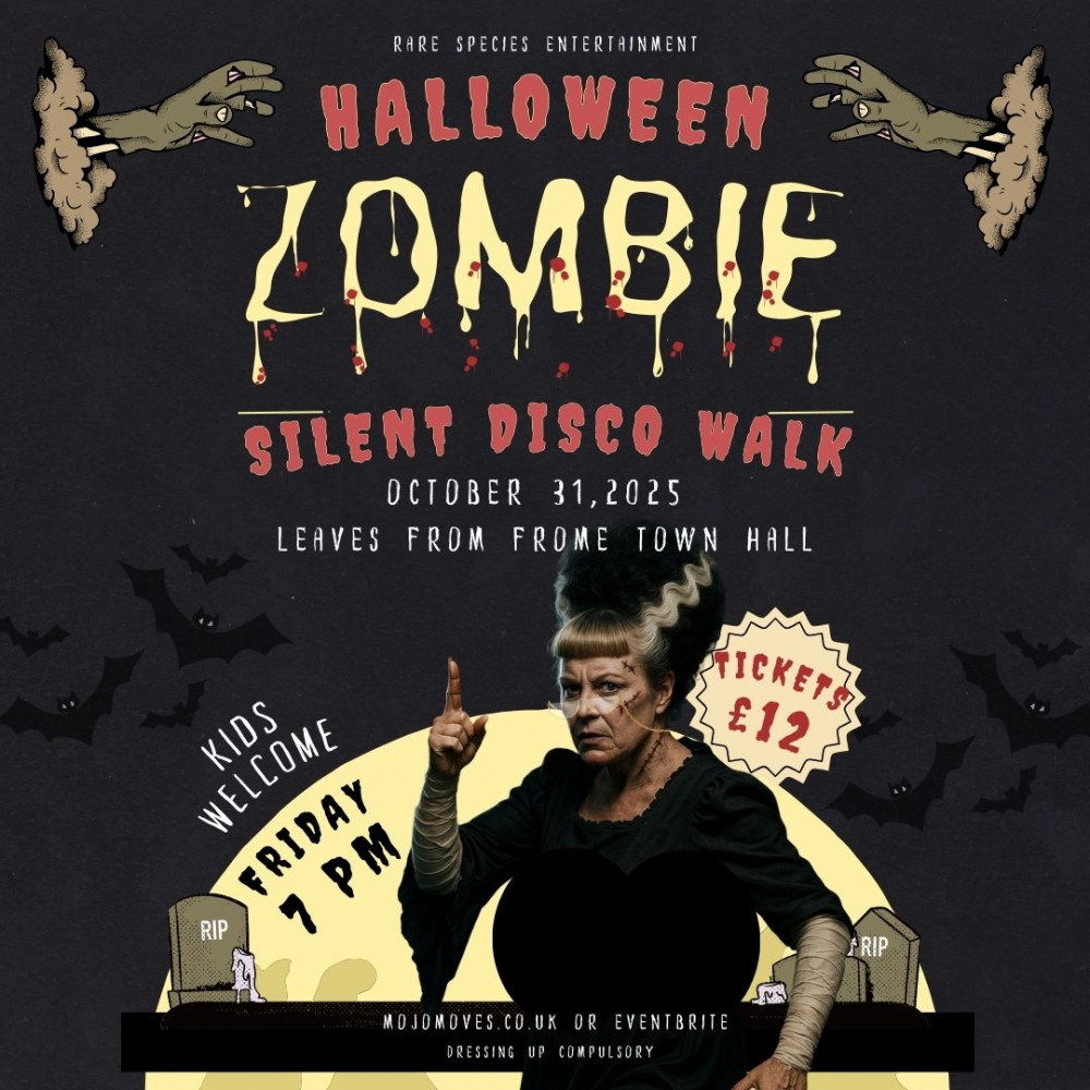 Halloween Zombie Silent Disco Walk | Comedy | News | Frome Nub News ...