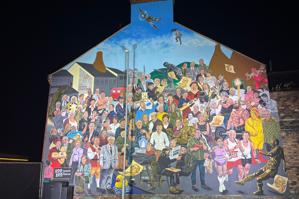 Public invited to view spectacular Stoke-on-Trent centenary mural from ...