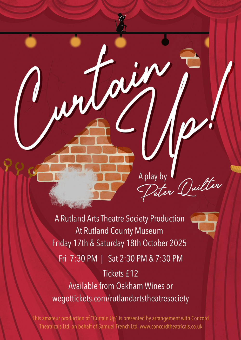 Curtain Up | Theatre | News | Oakham Nub News | by Joy Everitt