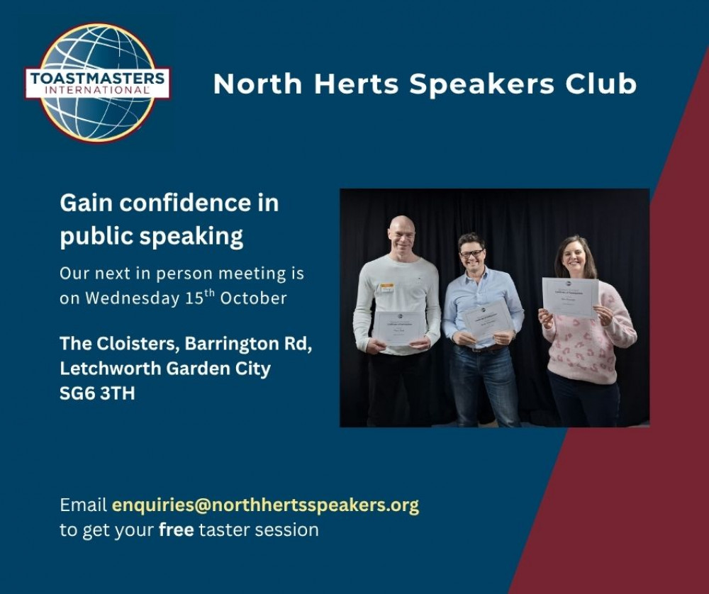 What is Toastmasters? | Local Features | News | Hitchin Nub News | by ...