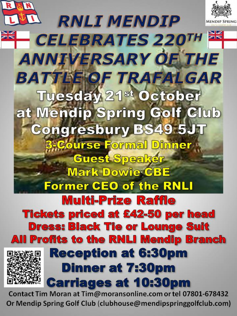 RNLI MENDIP CELEBRATES 220 TH ANNIVERSARY OF THE BATTLE OF TRAFALGAR ...