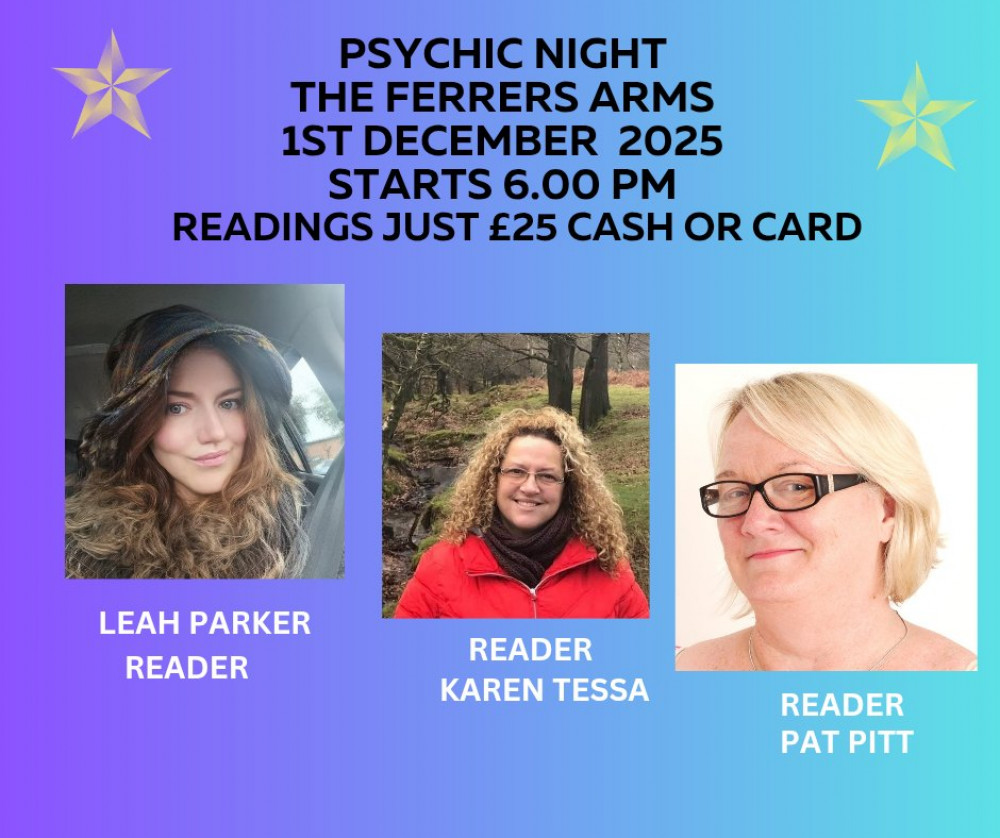 Ferrers Arms Psychic Night | Miscellaneous | News | Ashby Nub News | by Pat Pitt