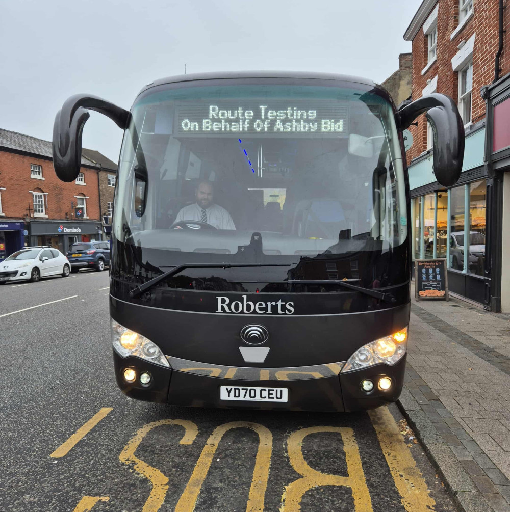 New hopper bus service launches in Ashby Town Centre | Local News ...